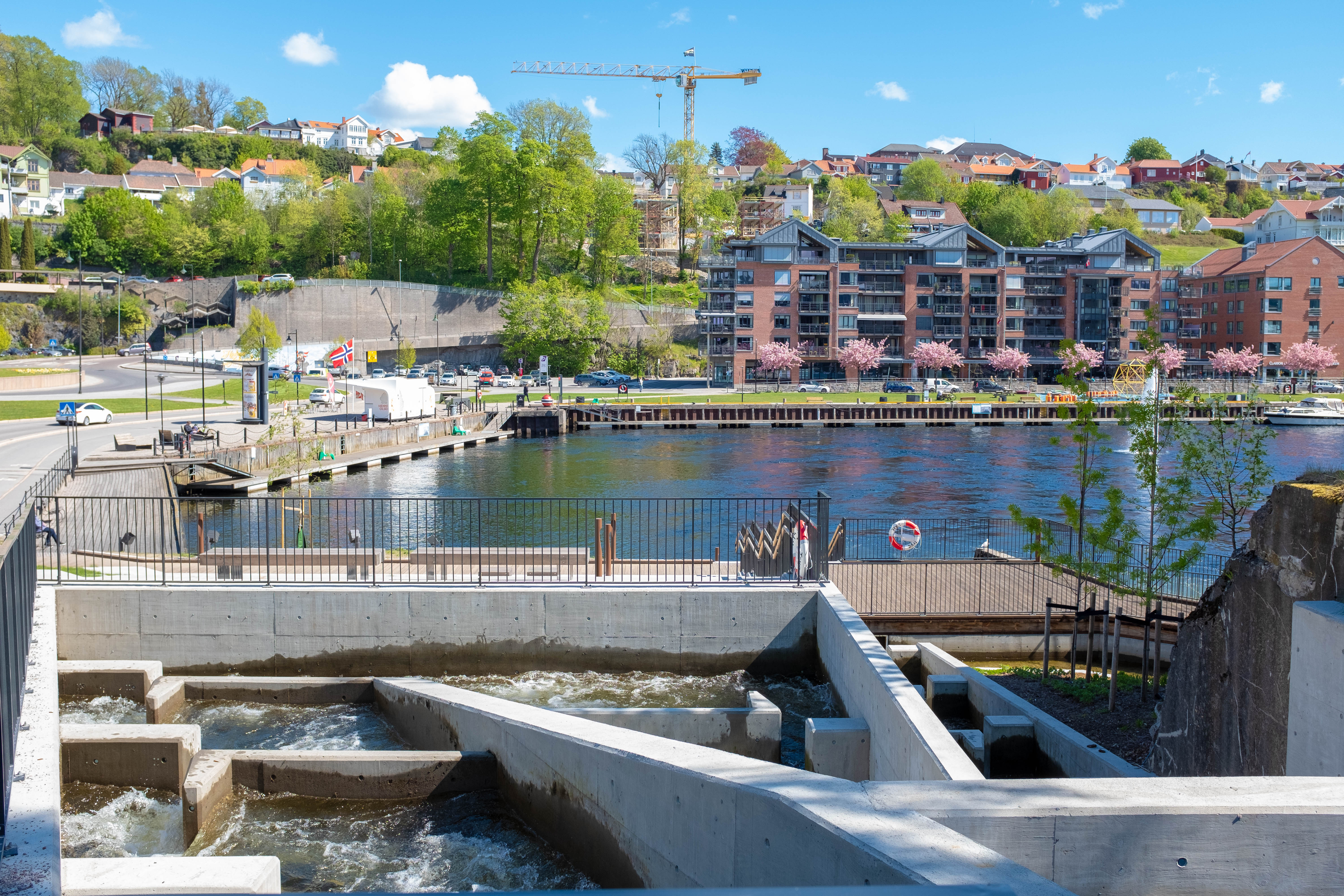 Fisketrappa - Severdighet in Skien, Skien - Skien