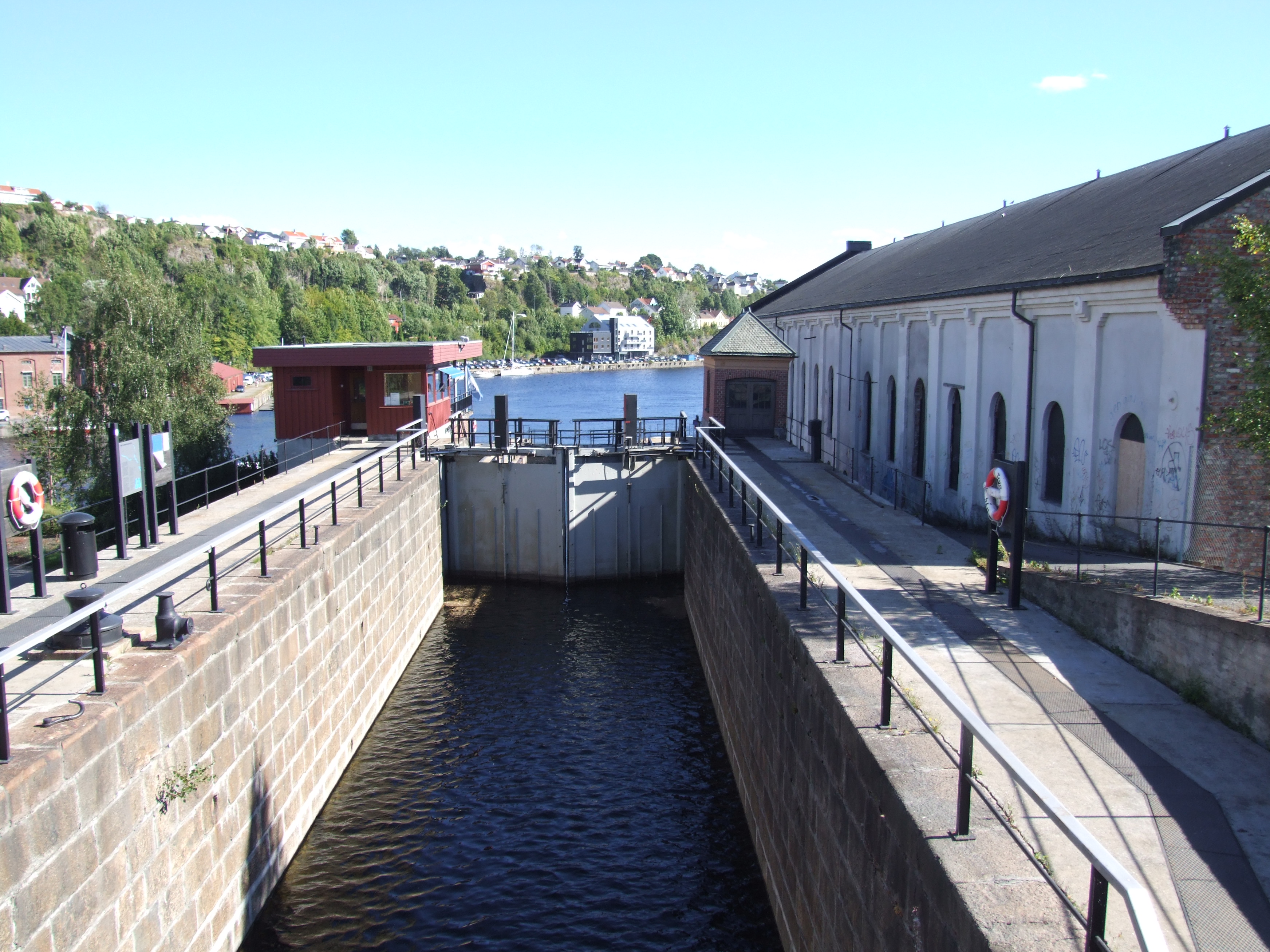 Skien sluse - Severdighet in Skien, Skien - Skien