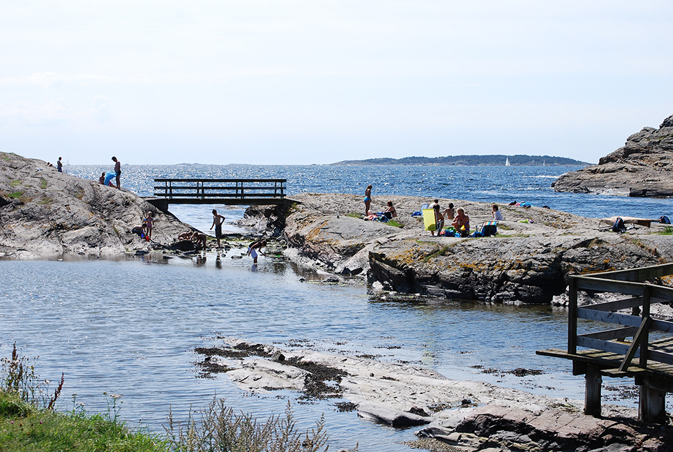 Krogshavn badeplass - Bad in Langesund, Bamble - Bamble
