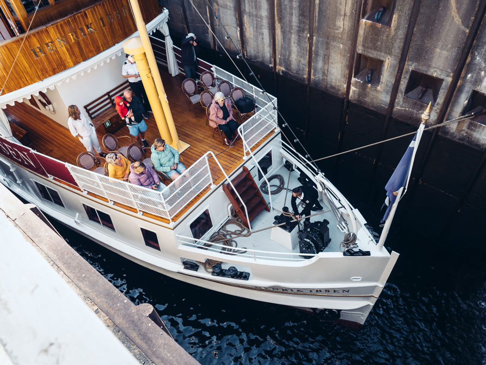 Løveid sluser - Severdighet in Skien, Skien - Skien