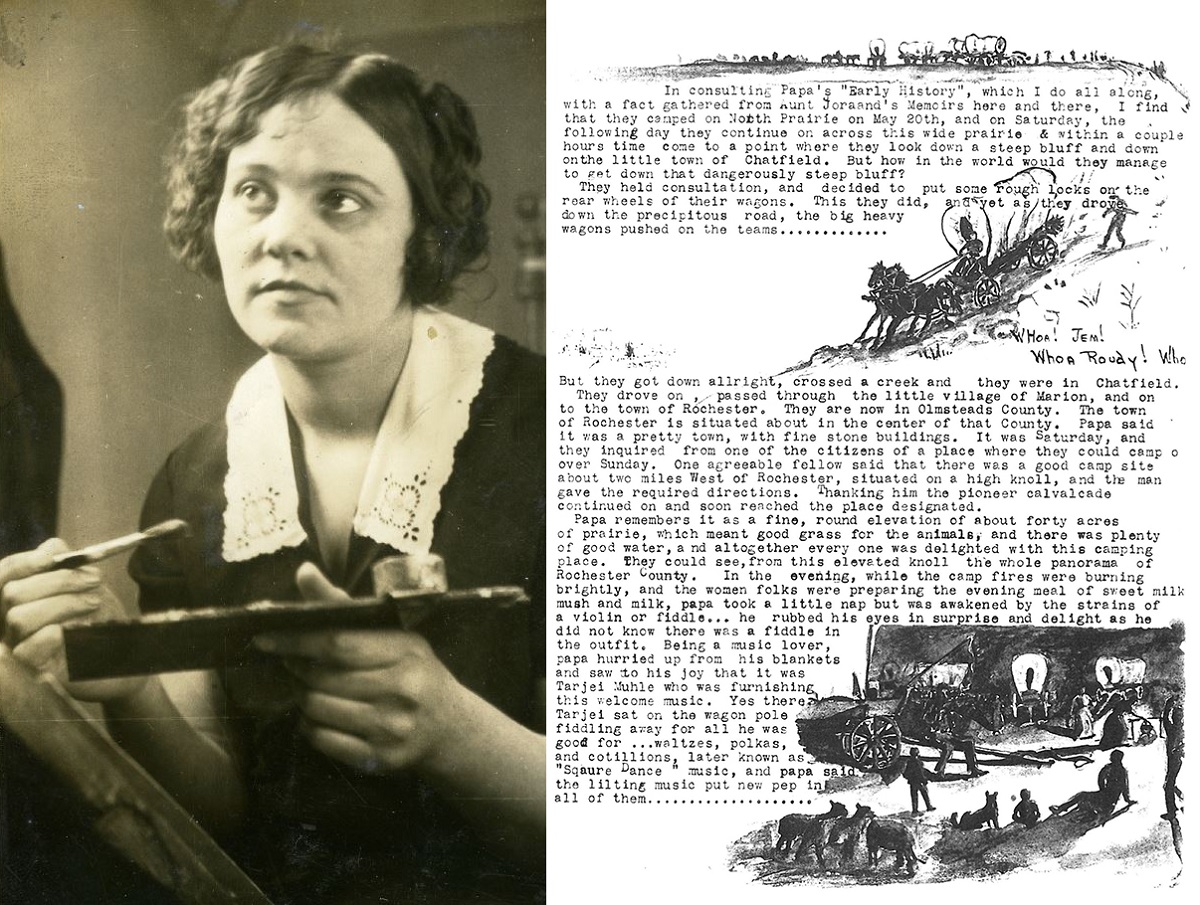 Temporærutstilling «Red River Girl» i Eidsborg 2020-2021 - Kva skjer