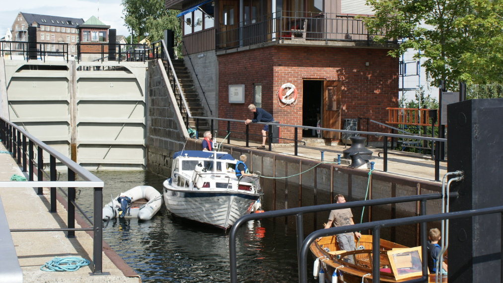 Skien sluse - Severdighet in Skien, Skien - Skien