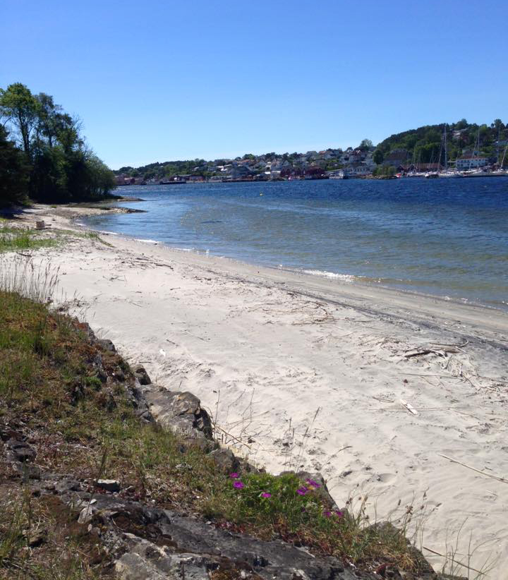 Langøya badeplass - Bad in Langesund, Bamble - Bamble