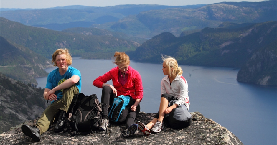 Vandreruter i Fyresdal - Turstier in Fyresdal, Fyresdal - Fyresdal