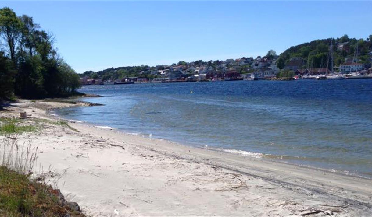 Langøya badeplass - Bad in Langesund, Bamble - Bamble