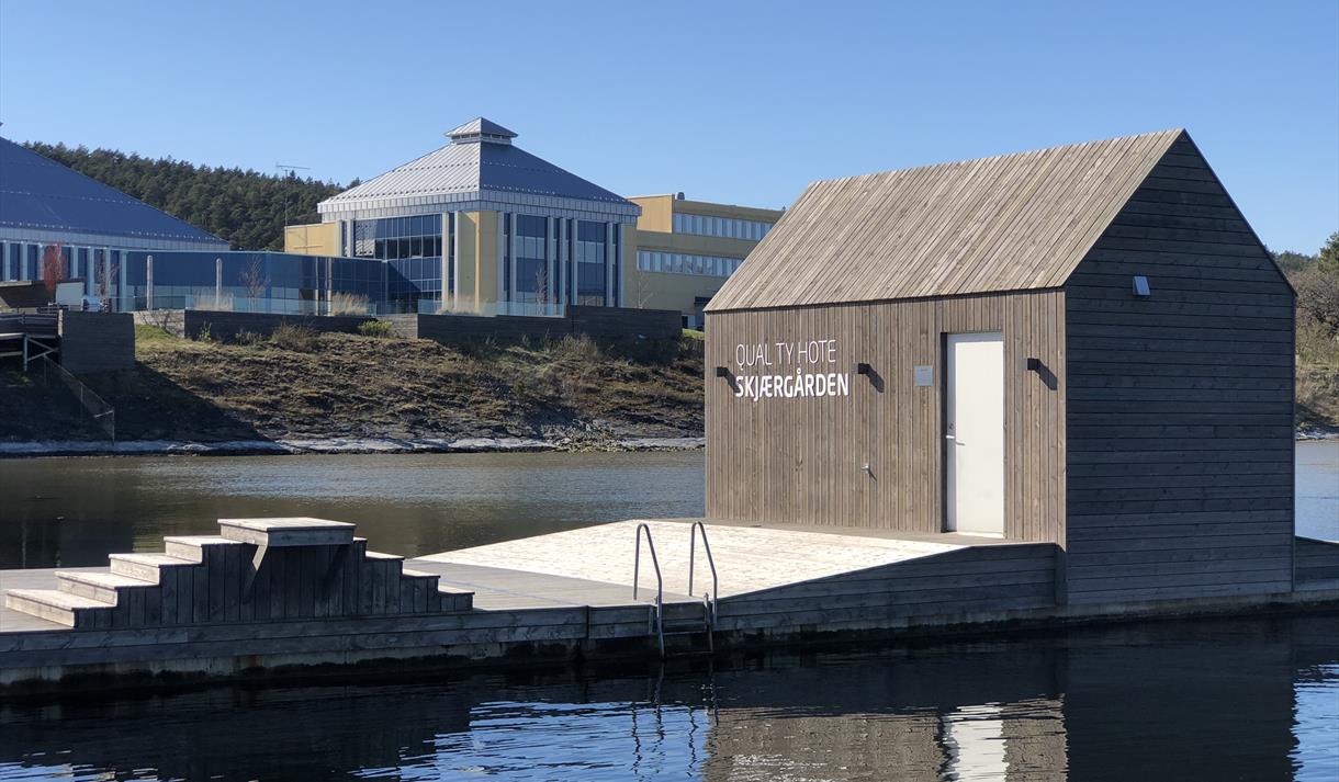 Flytende badstue / Quality Hotel Skjærgården - Badstue in Langesund ...