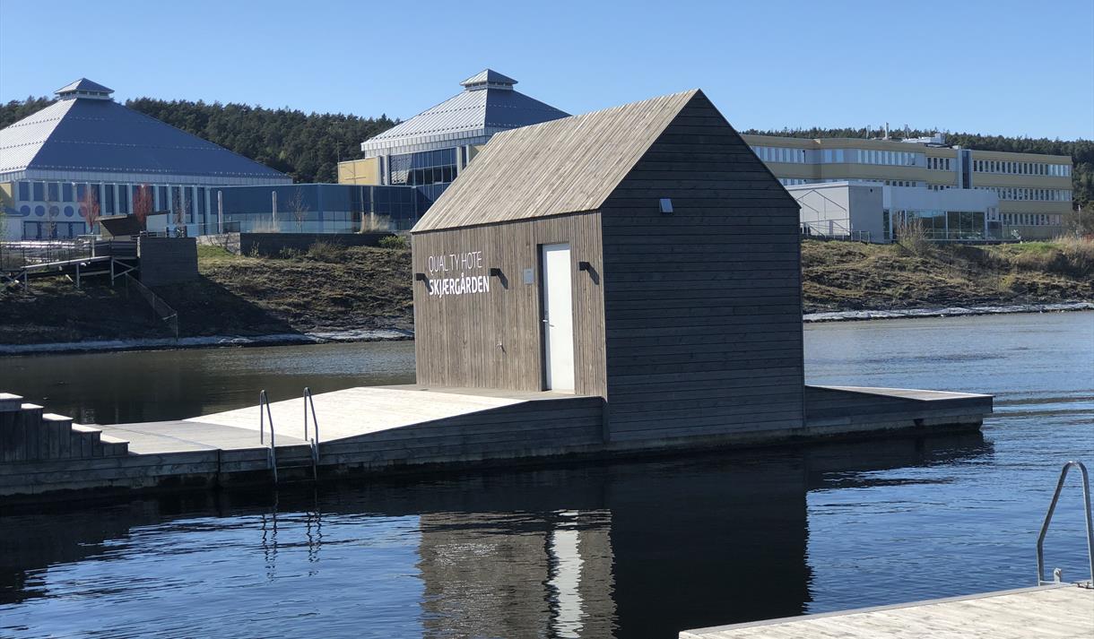 Flytende badstue / Quality Hotel Skjærgården - Badstue in Langesund ...